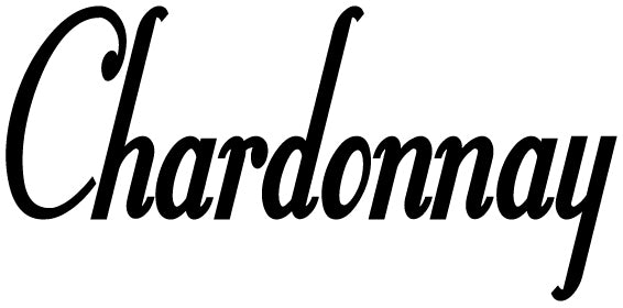 Chardonnay Wine Word Decals & Stickers | Kitchen Decal | Whimsi Decals ...