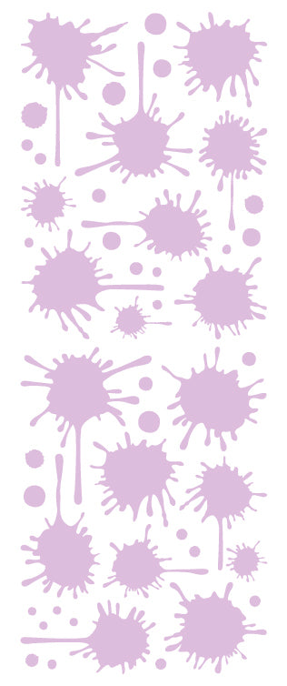 Lavender Paint Splatter Decal | Paint Splat Wall Decal | Whimsi Decals ...