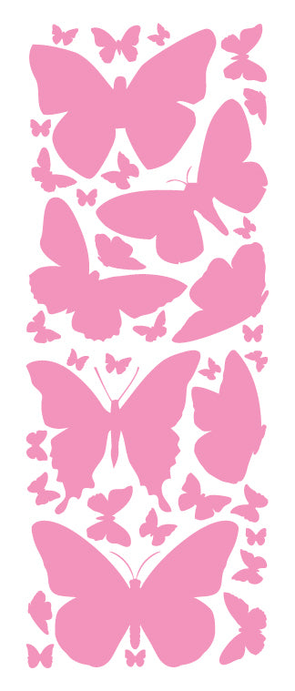 Soft Pink Butterfly Wall Decals | Nursery Stickers | WhimsiDecals
