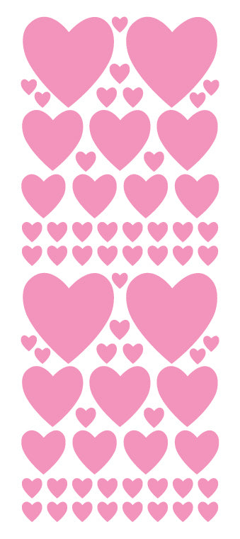 Soft Pink Heart Wall Decals & Stickers | Nursery Decal | Whimsi Decals ...