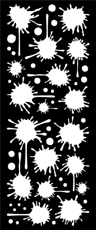 White Paint Splatter Decals | Paint Splatter Stickers | WhimsiDecals