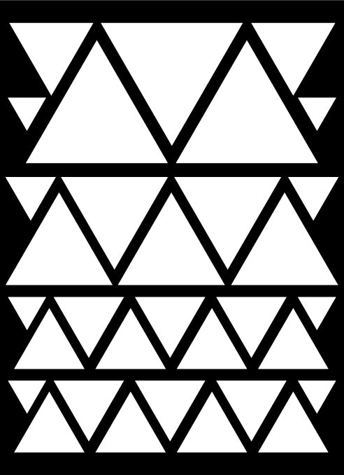 White Triangle Wall Decals | Triangle Wall Stickers | Whimsi Decals ...